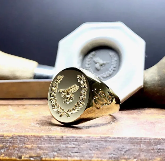 Custom Gold Signet Rings for Women and Men